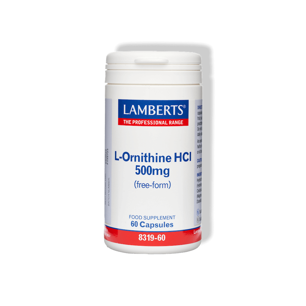 Aminohape l-ornitiin 500 mg - Lamberts Eesti